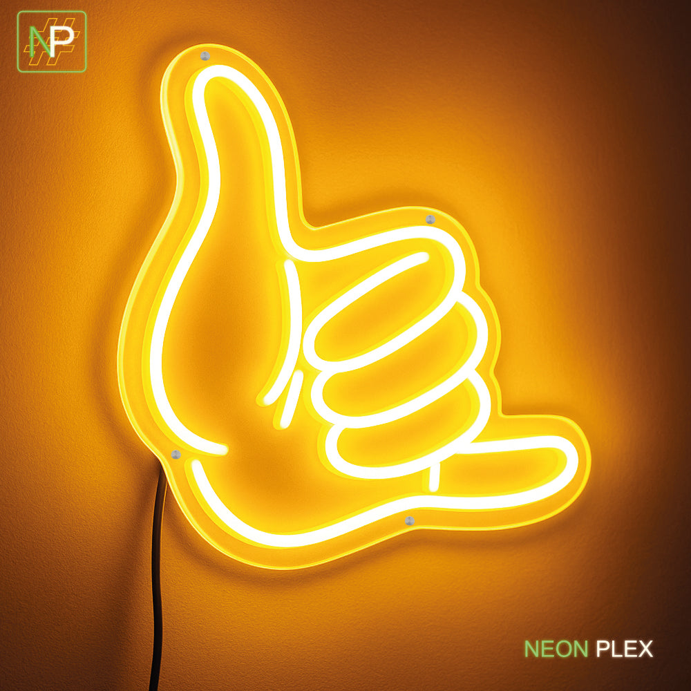 Neon Flex Shaka Sign – Neon Plex
